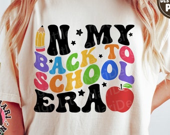 In My Back to School Era SVG PNG, Retro Back to School Svg, Retro ...