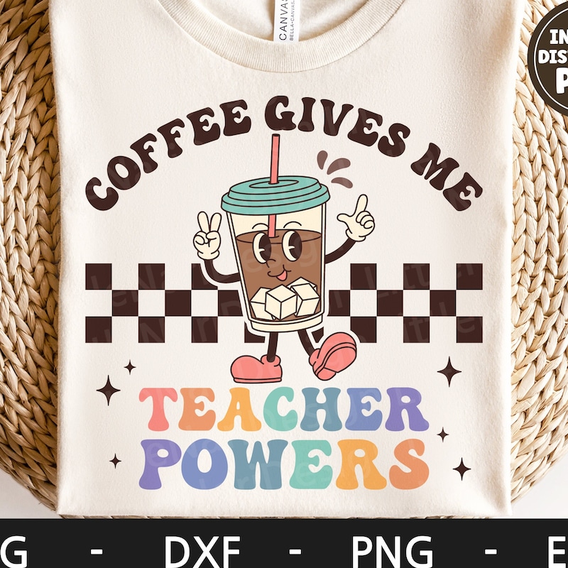 Teacher Coffee Svg - Etsy