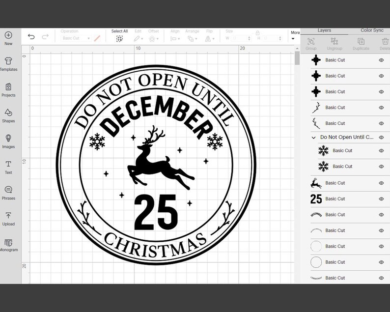 Do Not Open Until Christmas Tag SVG, Do Not Open Until SVG, Christmas ...