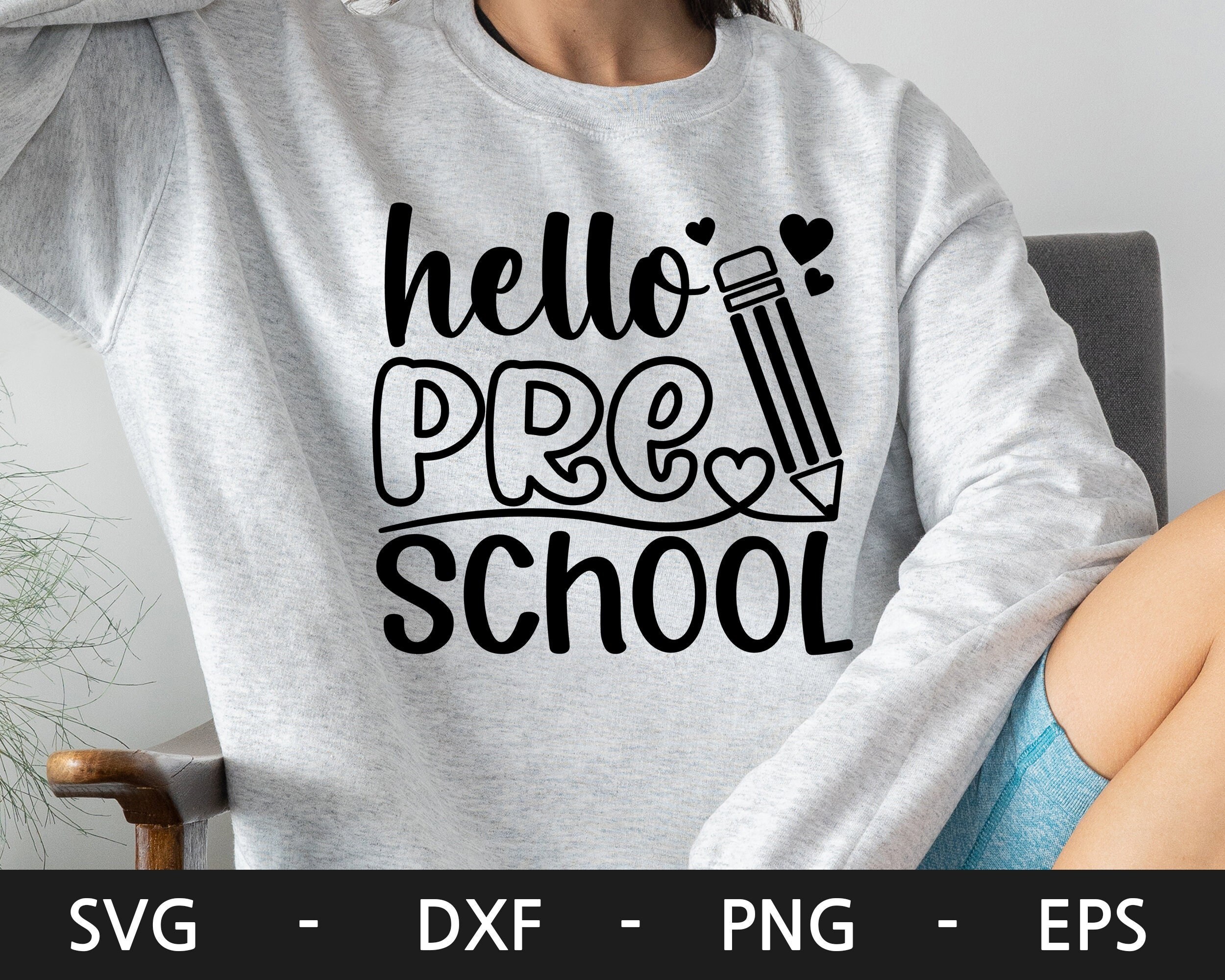 Hello Preschool Svg Preschool Svg Teacher Gift Svg - Etsy