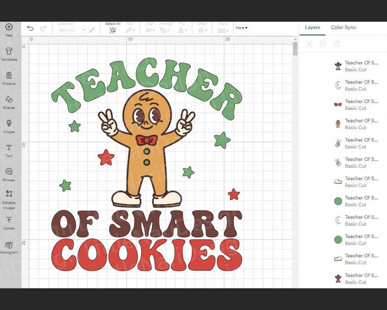 Teacher of Smart Cookies Svg, Merry Christmas Svg, Christmas Cookies ...