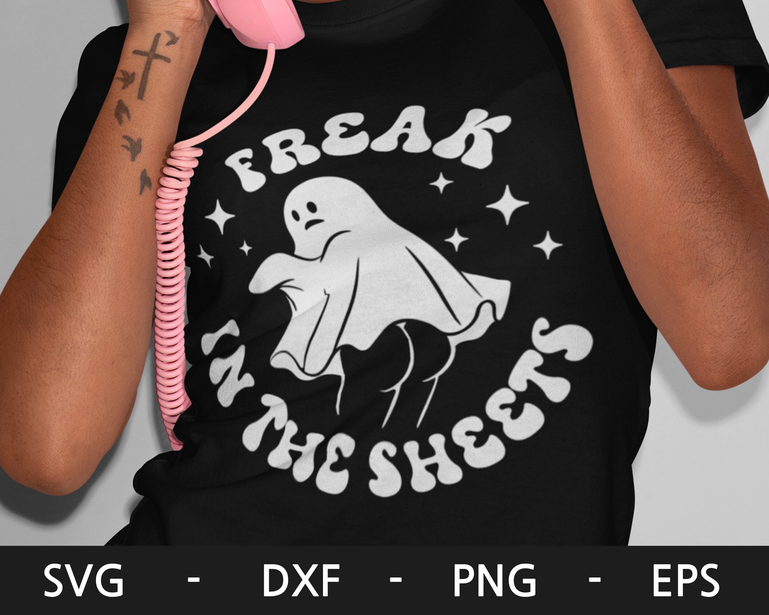 Freak in the Sheets Svg Ghost Svg Funny Halloween Png Retro - Etsy New ...