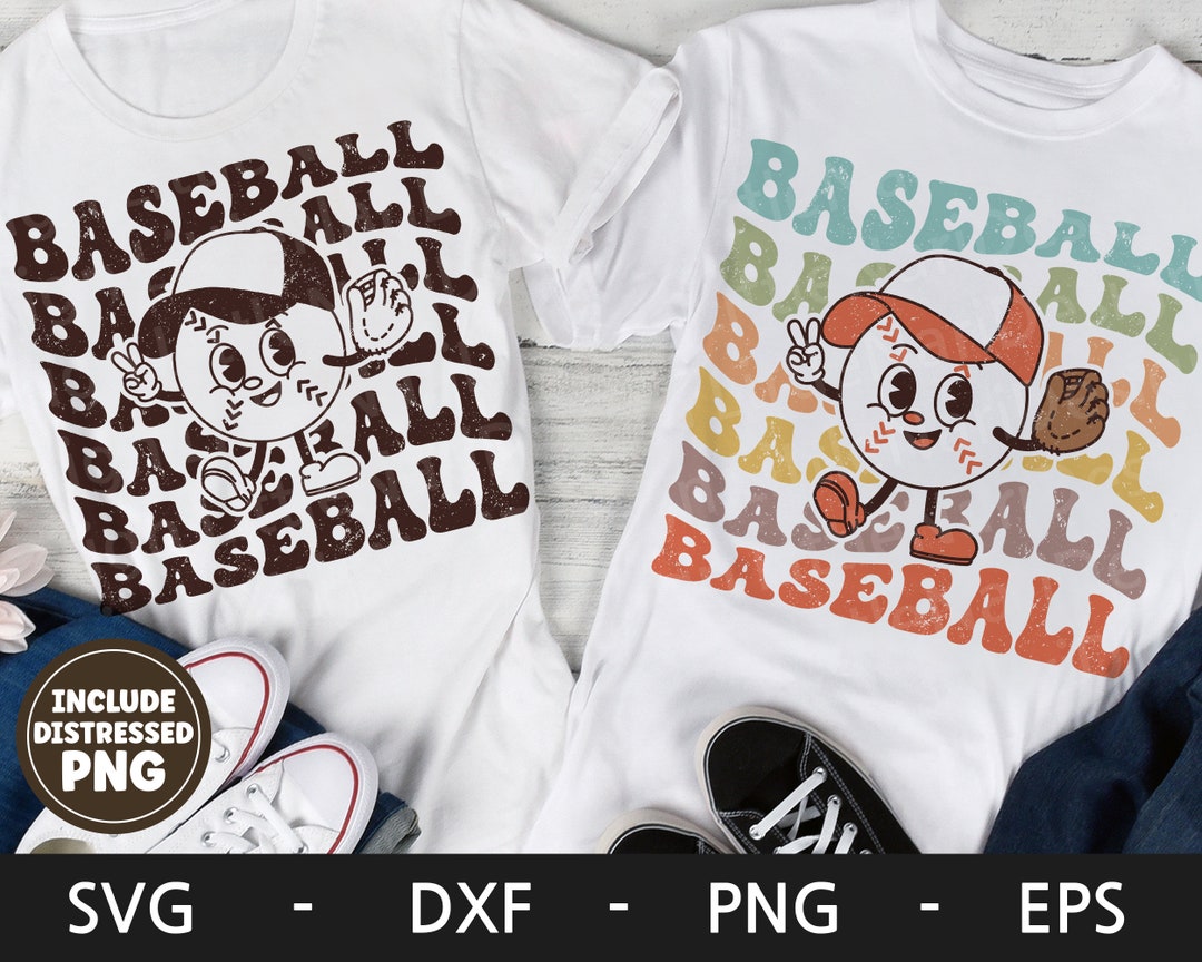 Baseball Cartoon Character Svg, Baseball Svg, Sports Shirt, Retro ...