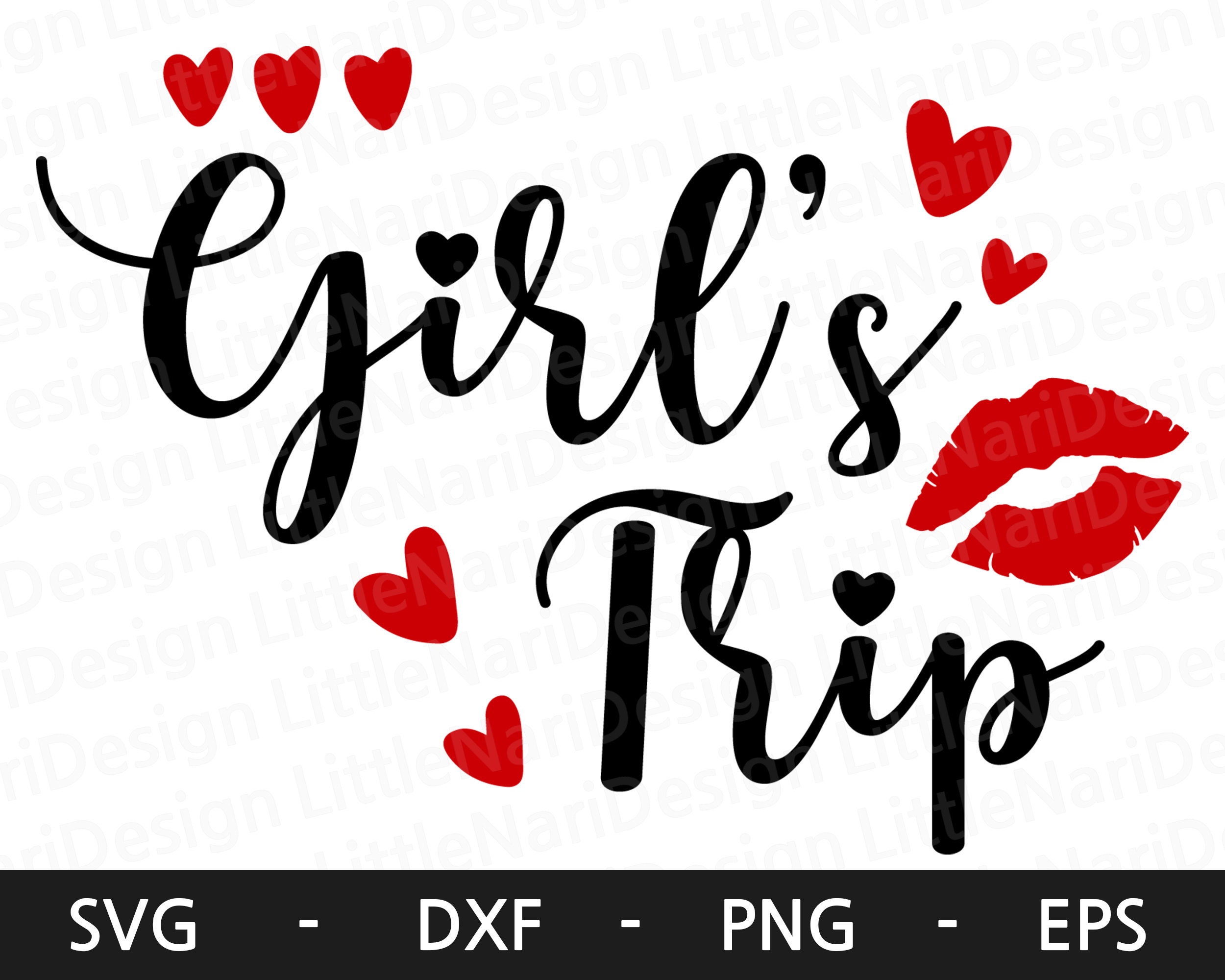 Girl's Trip Svg Girls Weekend Svggirls Vacation Svg | Etsy