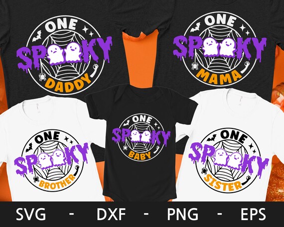 One Spooky Family Svg Halloween Svg Bundle Halloween Family - Etsy