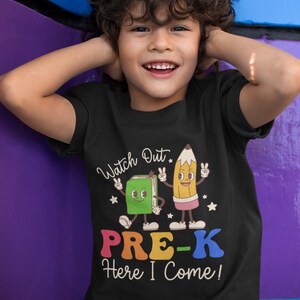 Watch Out Pre-k Here I Come Svg, First Day of School Svg, Back to ...