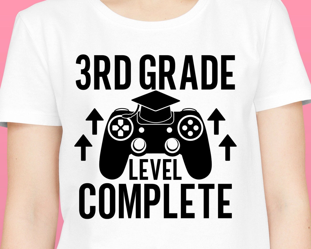 3rd Grade Level Complete Svg, Last Day of School Svg, 2024 Graduation ...
