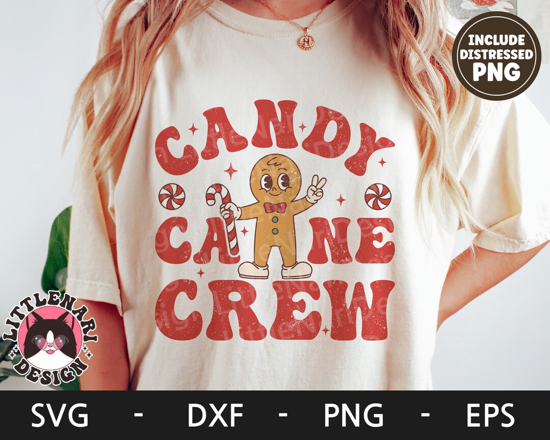 Candy Cane Crew Svg, Merry Christmas Svg, Christmas Cookie Svg ...