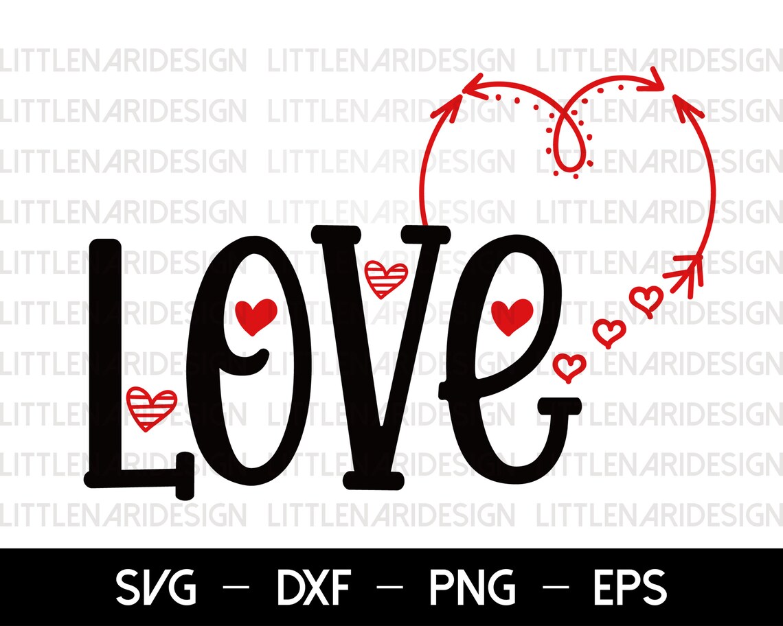 Love Svg Heart Svg Love Heart Svg Valentines Day Svg Love - Etsy