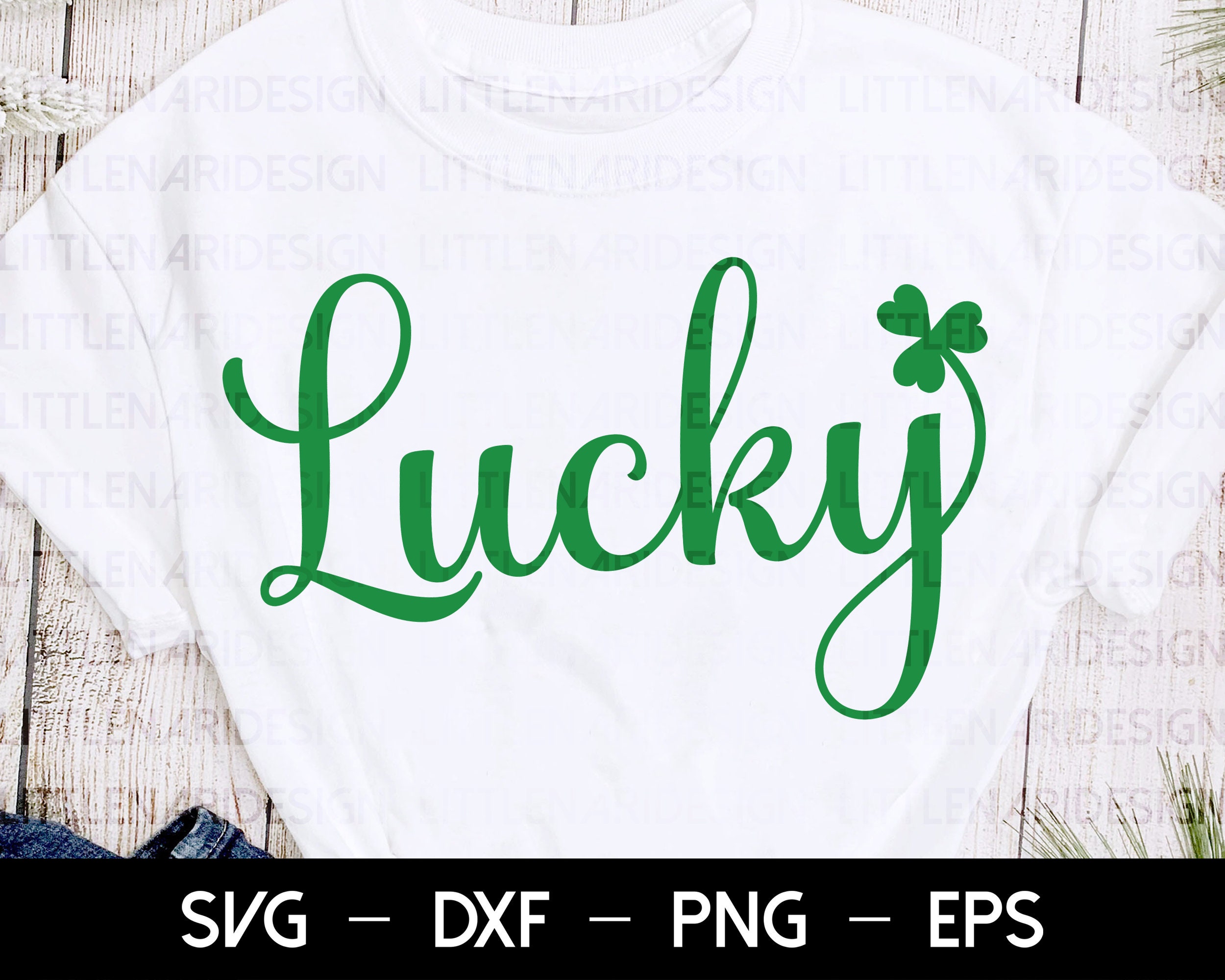 Glücksklee Svg St. Patrick es Day Svg Klee Svg Glückssvg - Etsy.de