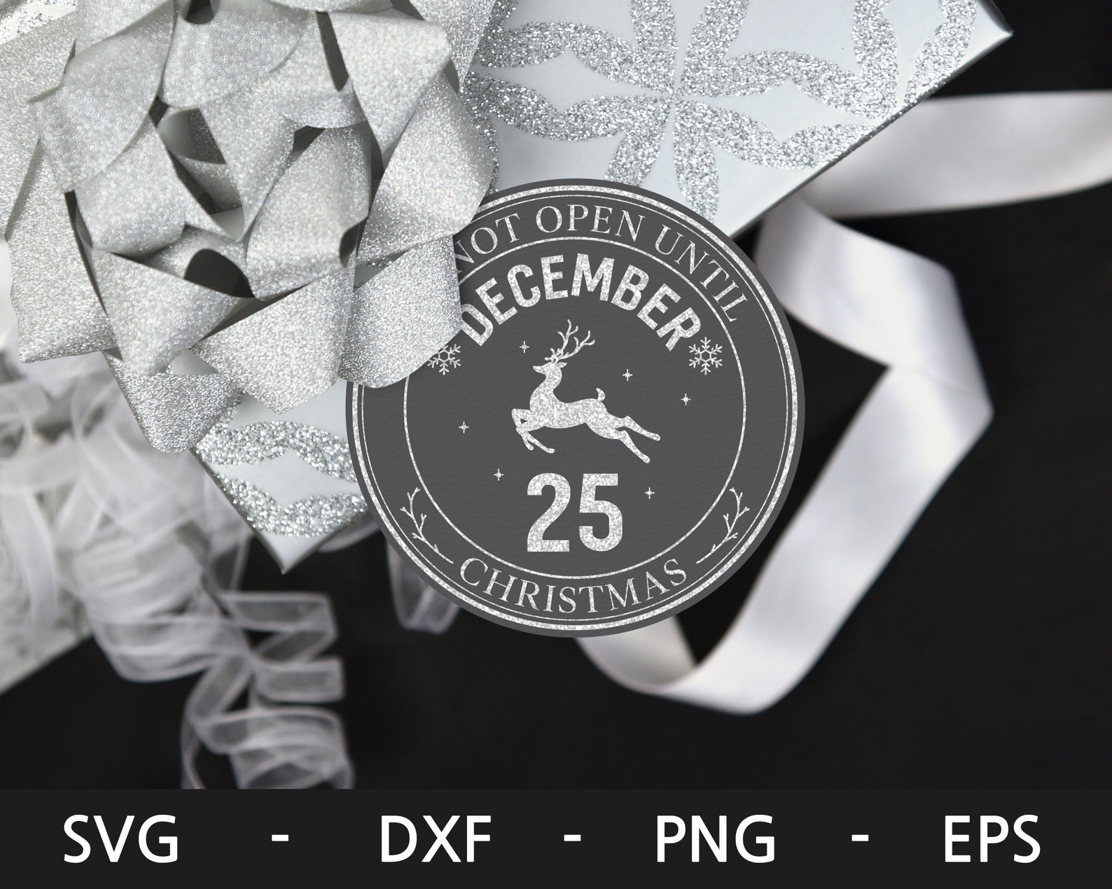 Do Not Open Until Christmas Tag SVG Do Not Open Until SVG - Etsy