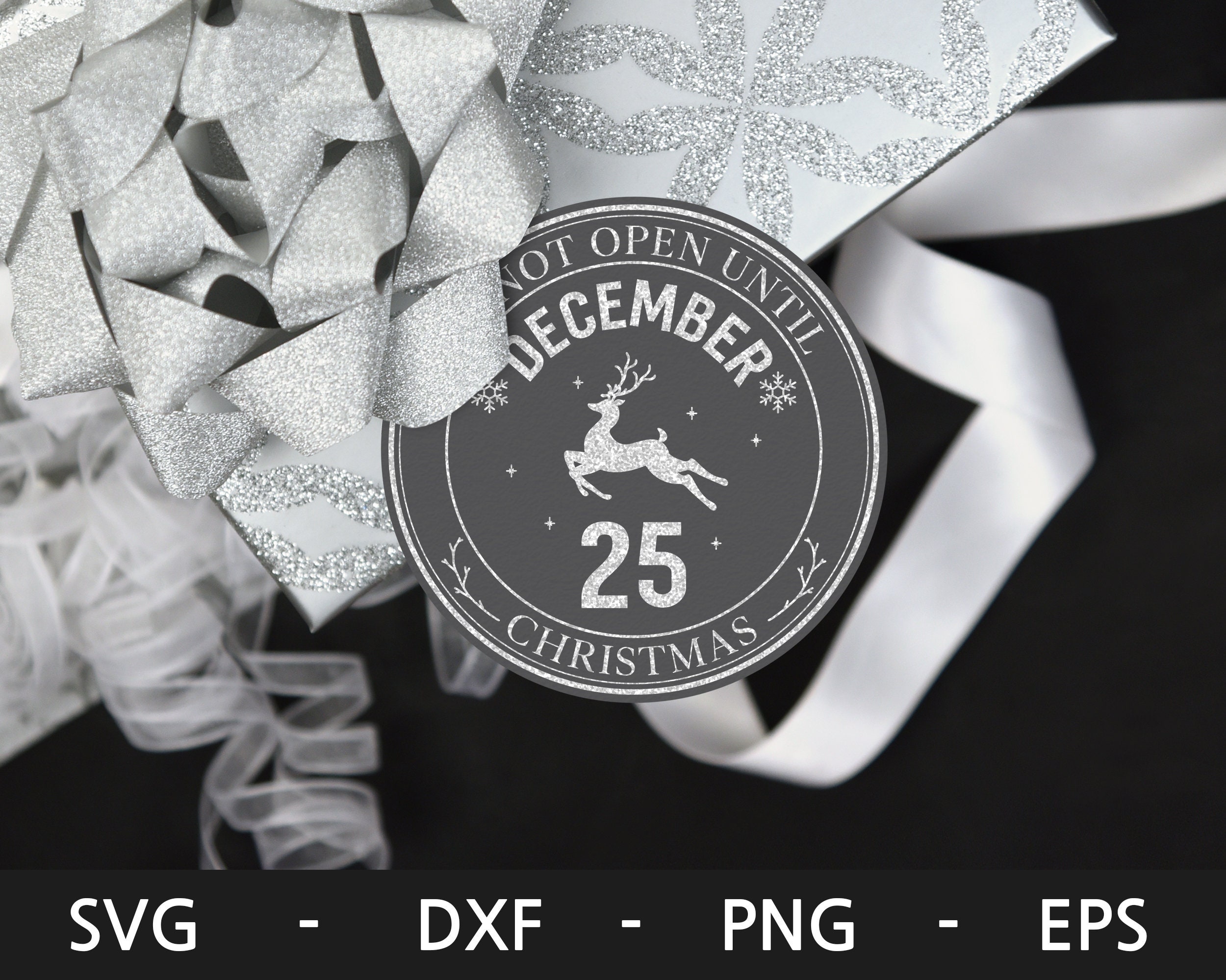 Do Not Open Until Christmas Tag SVG Do Not Open Until SVG - Etsy