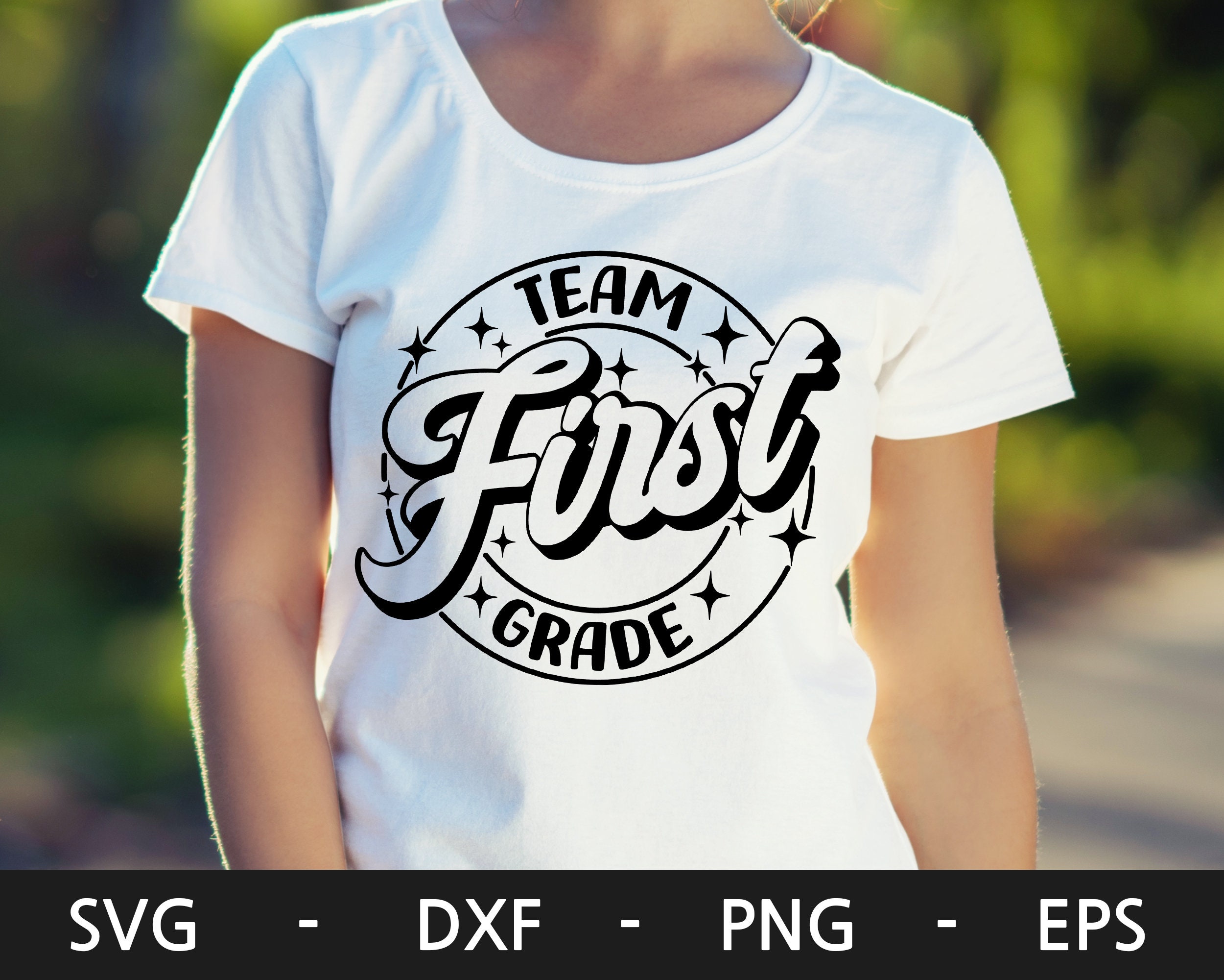 Team First Grade Svg Back to School Svg 1st Grade Squad - Etsy