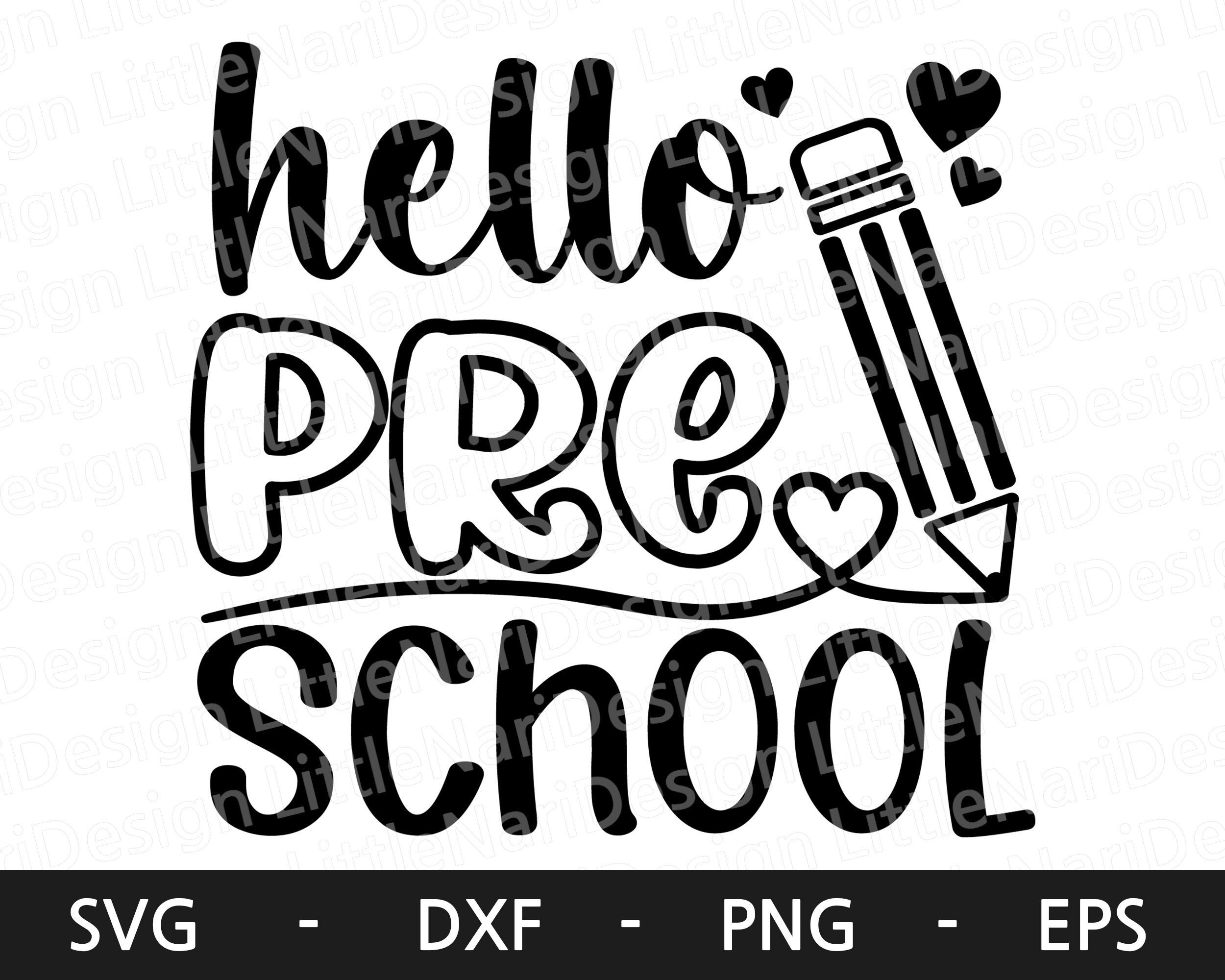 Hello Preschool Svg Preschool Svg Teacher Gift Svg - Etsy