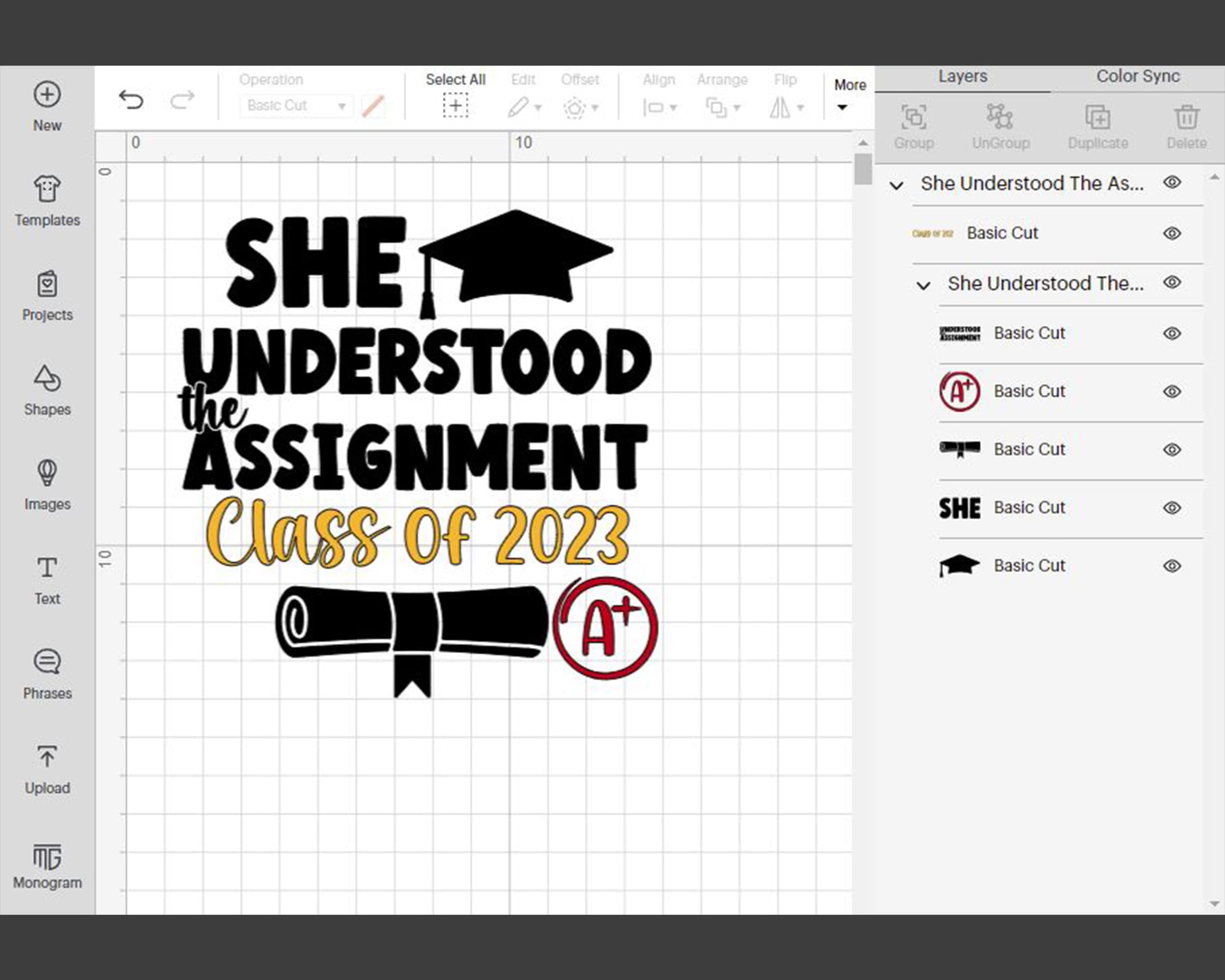 She Understood the Assignment Svg Senior 2023 Svg Class of - Etsy