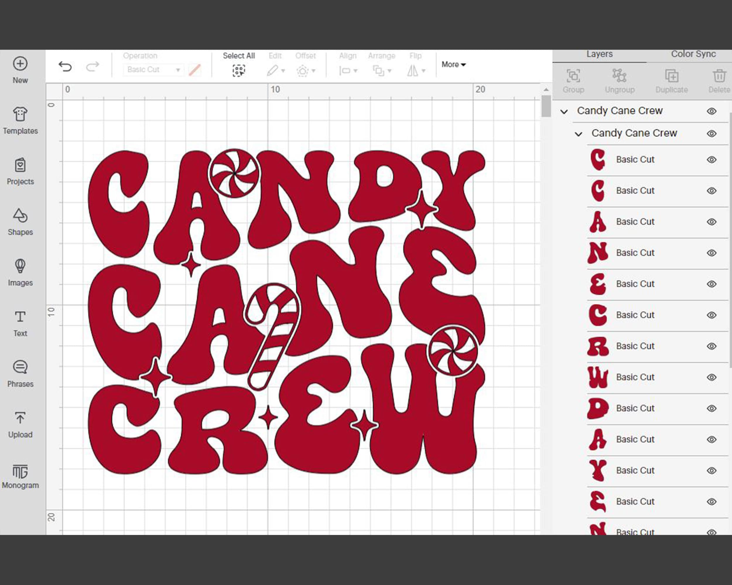 Candy Cane Crew Svg Happy Christmas Svg Christmas Svg Retro - Etsy