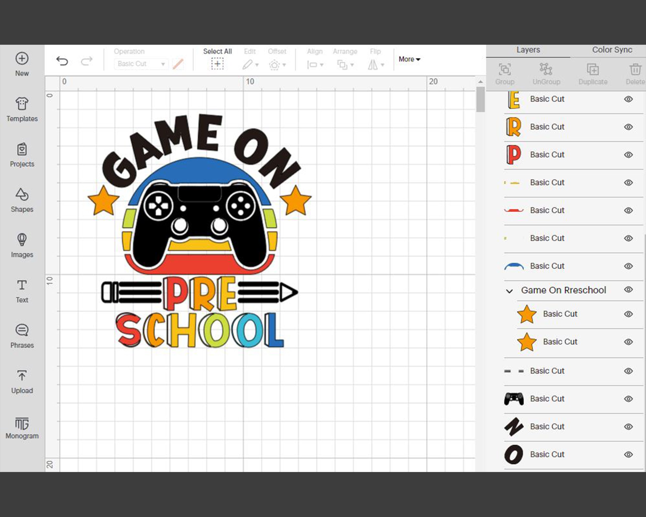 Game on Preschool Svg Preschool Svg First Day of School - Etsy