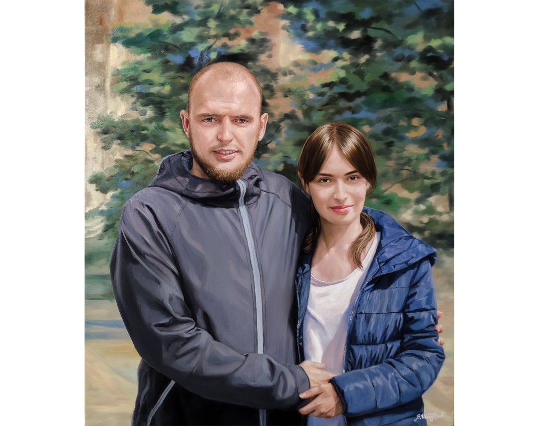 Custom Family Portrait Oil Painting Family Portrait Original - Etsy