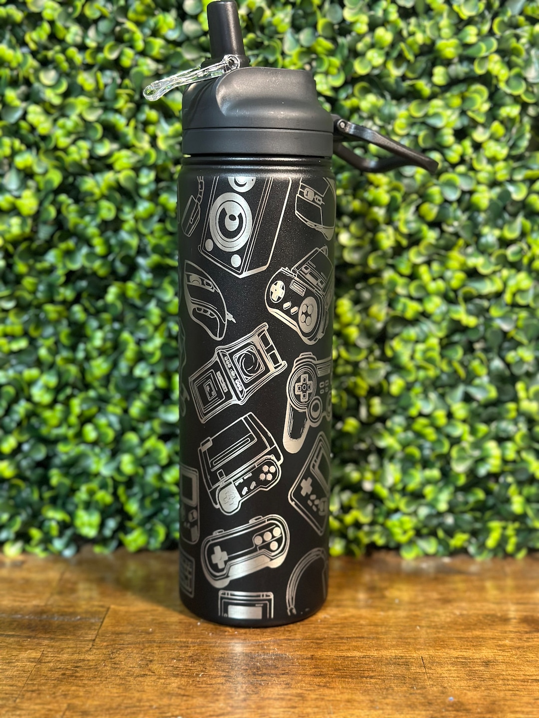 Customizable Laser Engraved Gamer Water Bottle for Hydration - Etsy