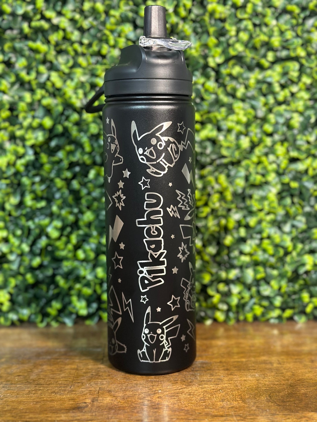 Kids Water Bottle Pokémon Inspired Laser Engraved - Etsy