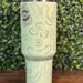 Pastel Pickle Lover Tumbler Large 40 Oz Cup in Subtle Green With Pretty ...