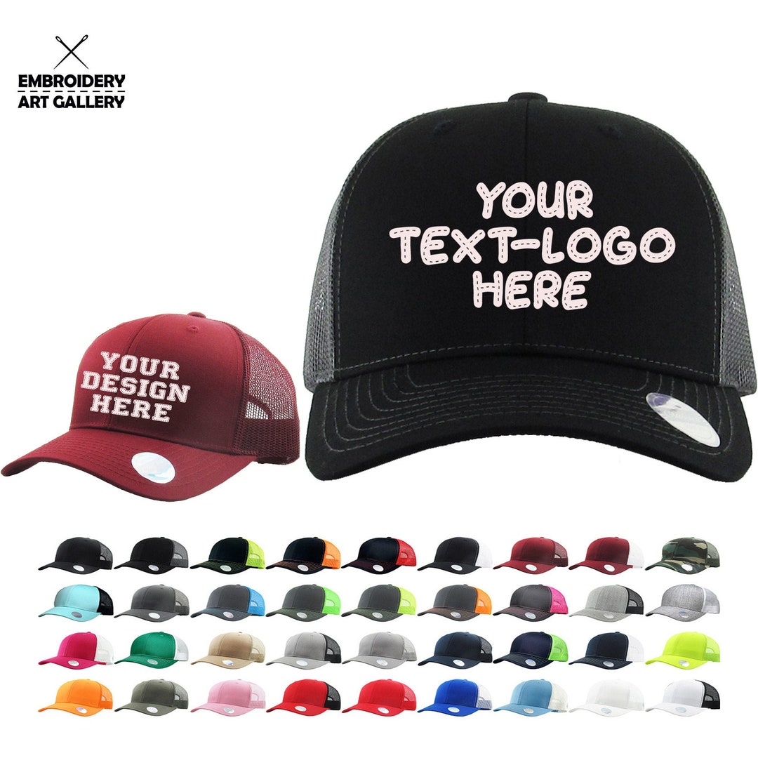 Design Your Own Custom Hat Mesh Back, Customized Hats for Men&women ...