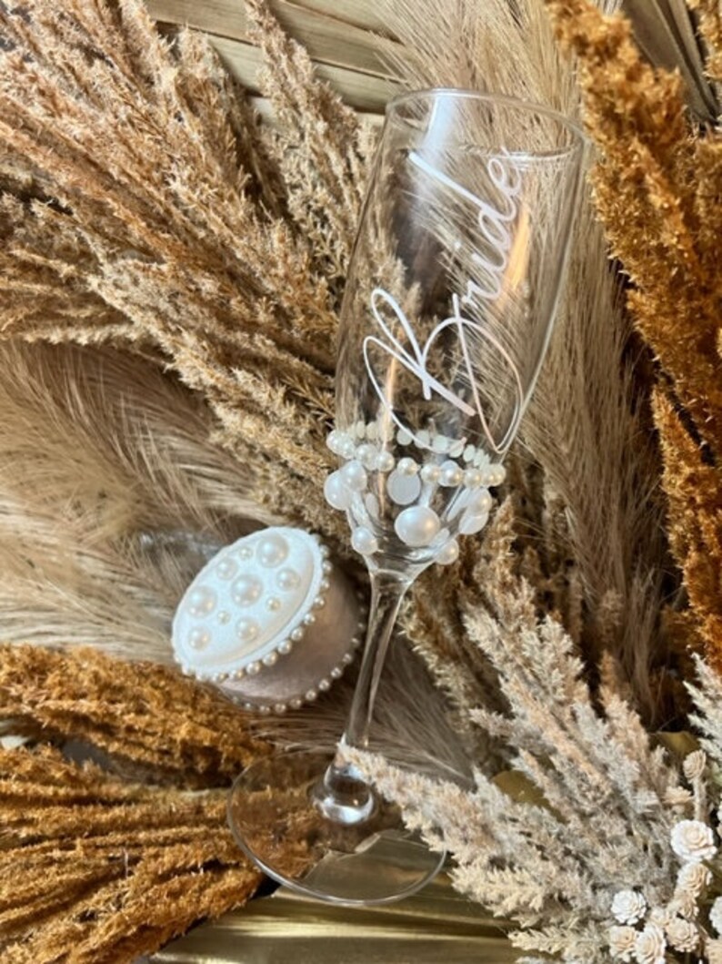 Pearl Champage Glass - Etsy