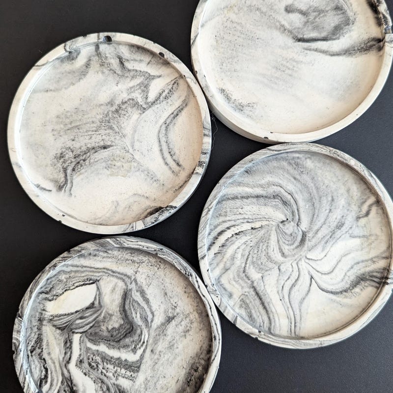 Marble Coasters - Etsy Canada