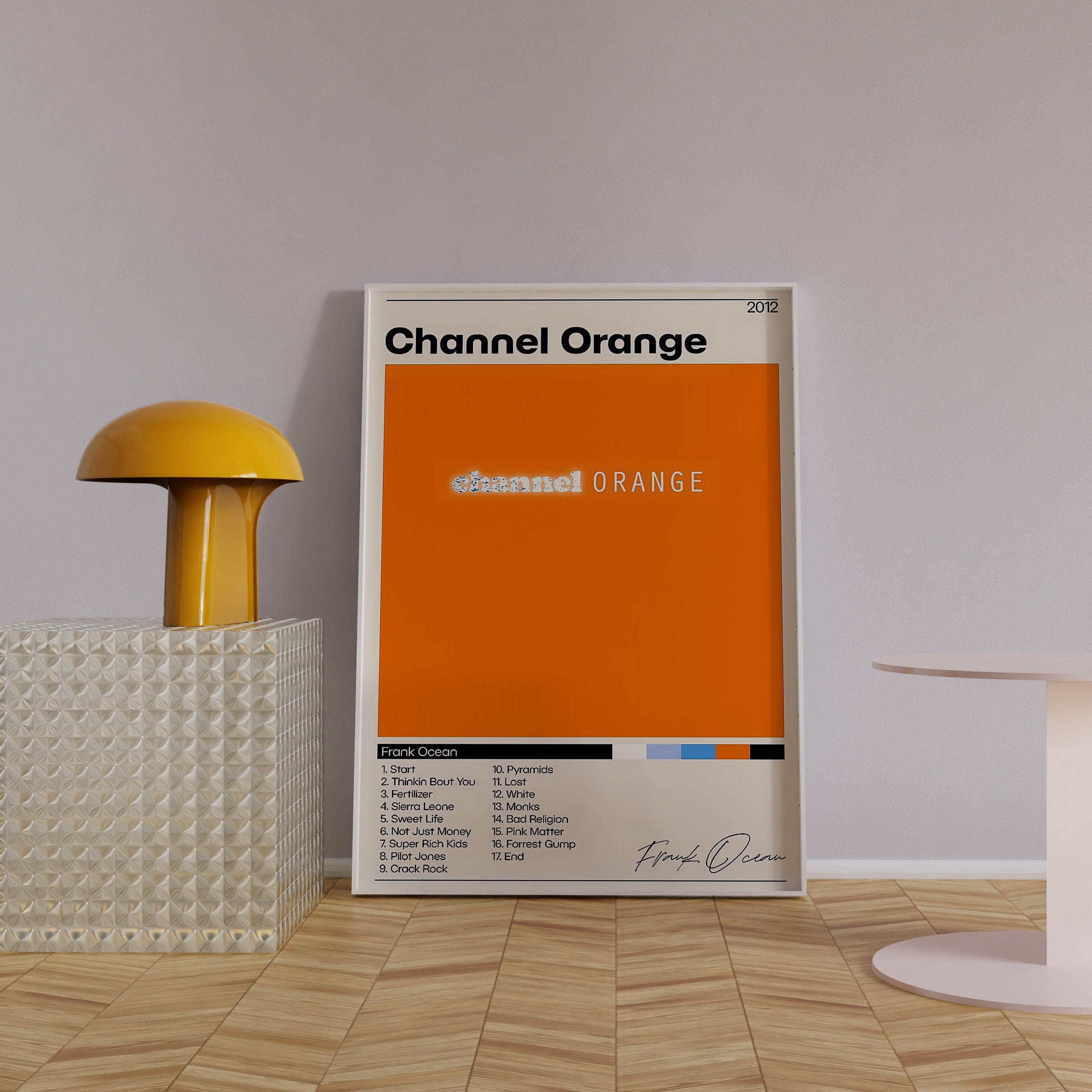 Retro Channel Orange Poster Frank Ocean sold by Dmitry Plotnikov | SKU ...