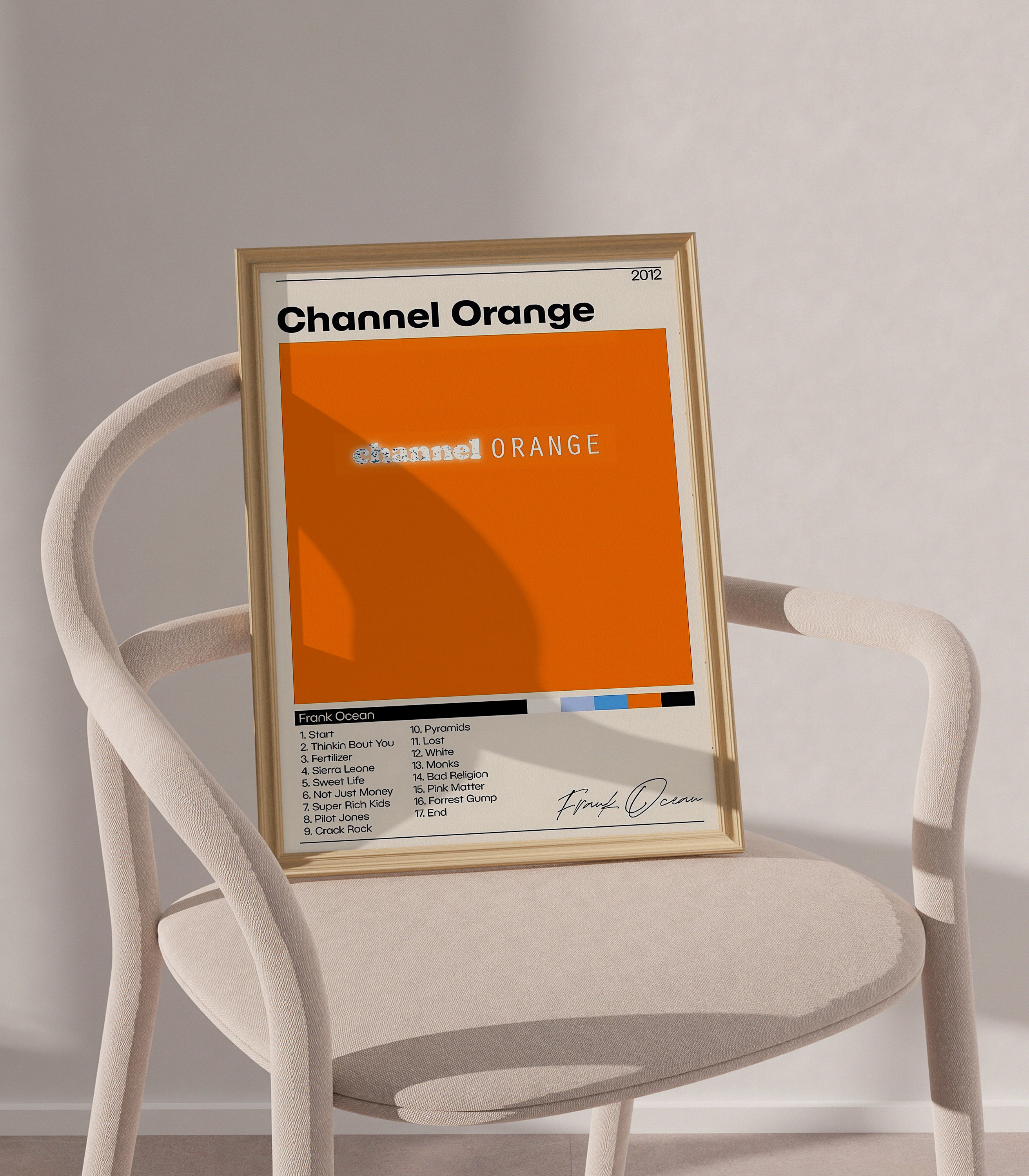Retro Channel Orange Poster Frank Ocean sold by Dmitry Plotnikov | SKU ...