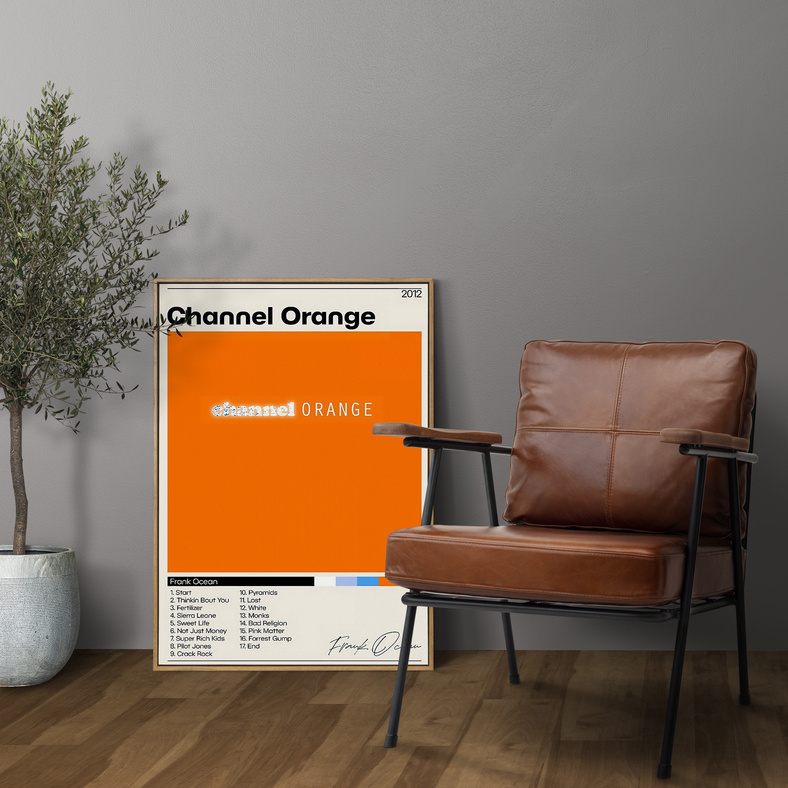 Retro Channel Orange Poster Frank Ocean sold by Dmitry Plotnikov | SKU ...