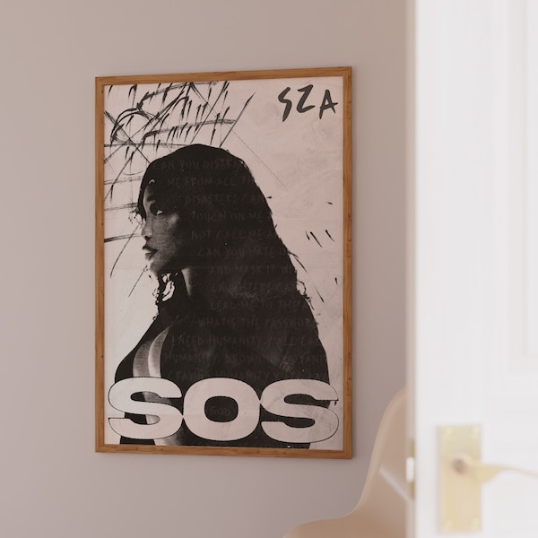 Sza Sos Póster - Etsy