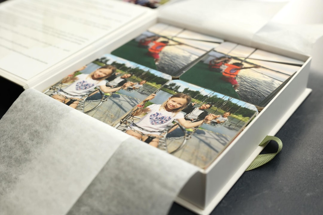 Unique Family Gift, Premium Photo Matching Game, Grandparents Gift, Personalized Wedding Gift ...