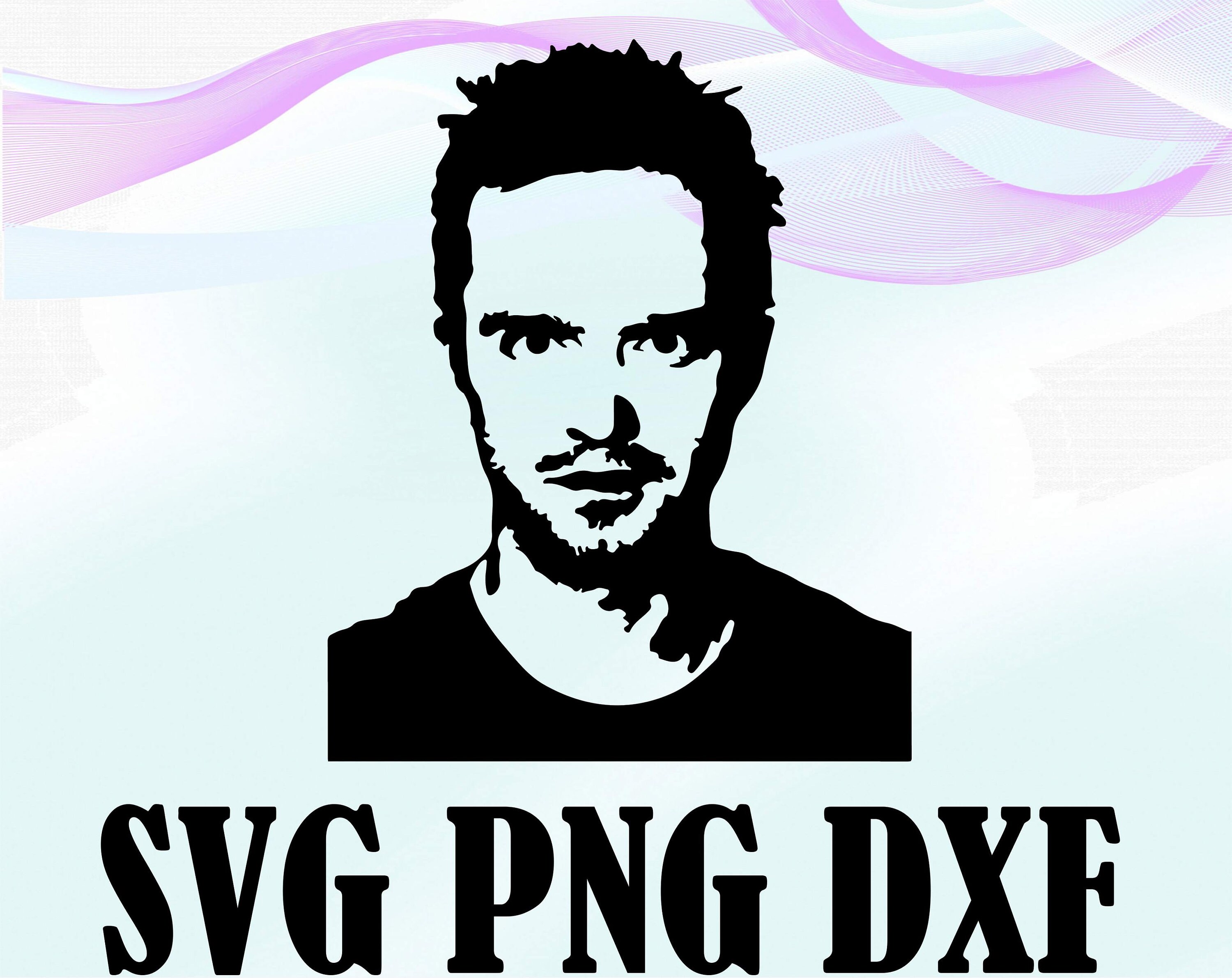 Jesse Pinkman portrait svg dxf png Breaking Bad svg dxf | Etsy