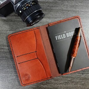 Leather Field Notes Cover With Field Book - Etsy