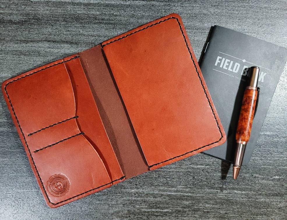 Leather Field Notes Cover With Field Book - Etsy
