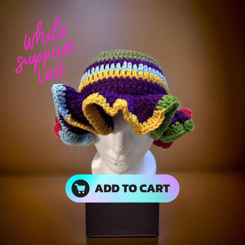 Multi Color Hat - Etsy