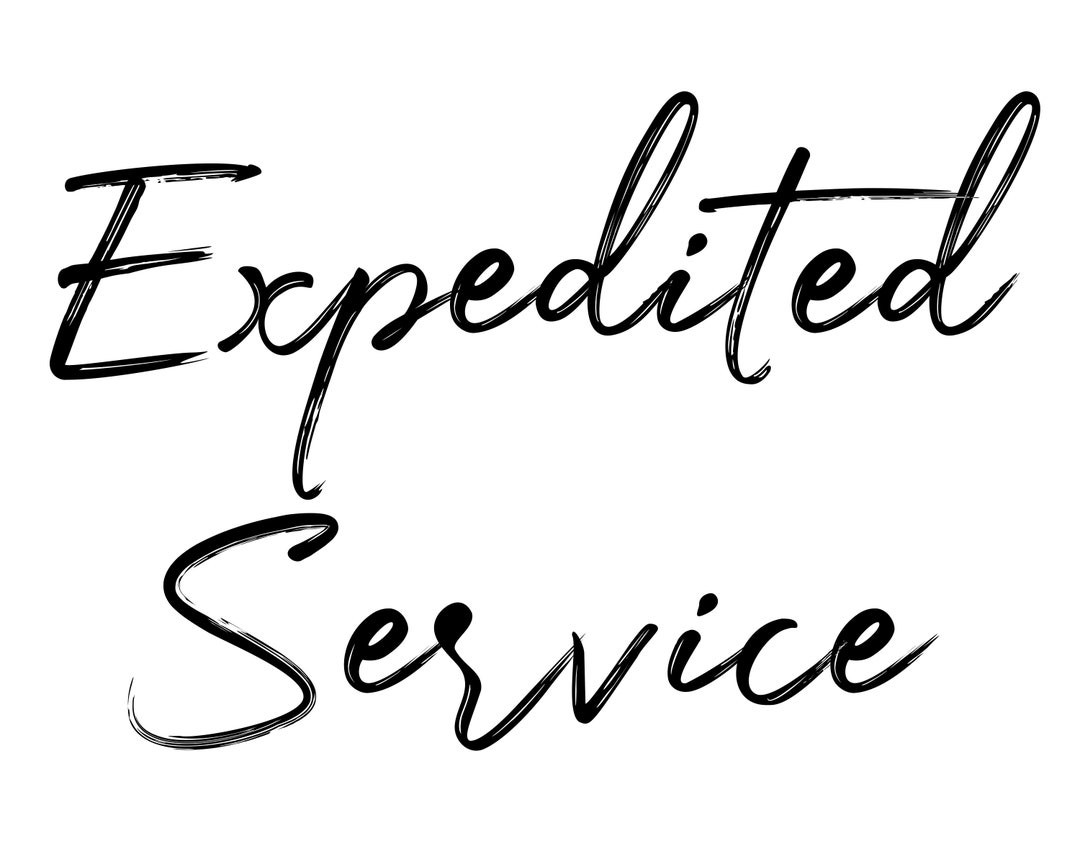 EXPEDITED SERVICE - Etsy