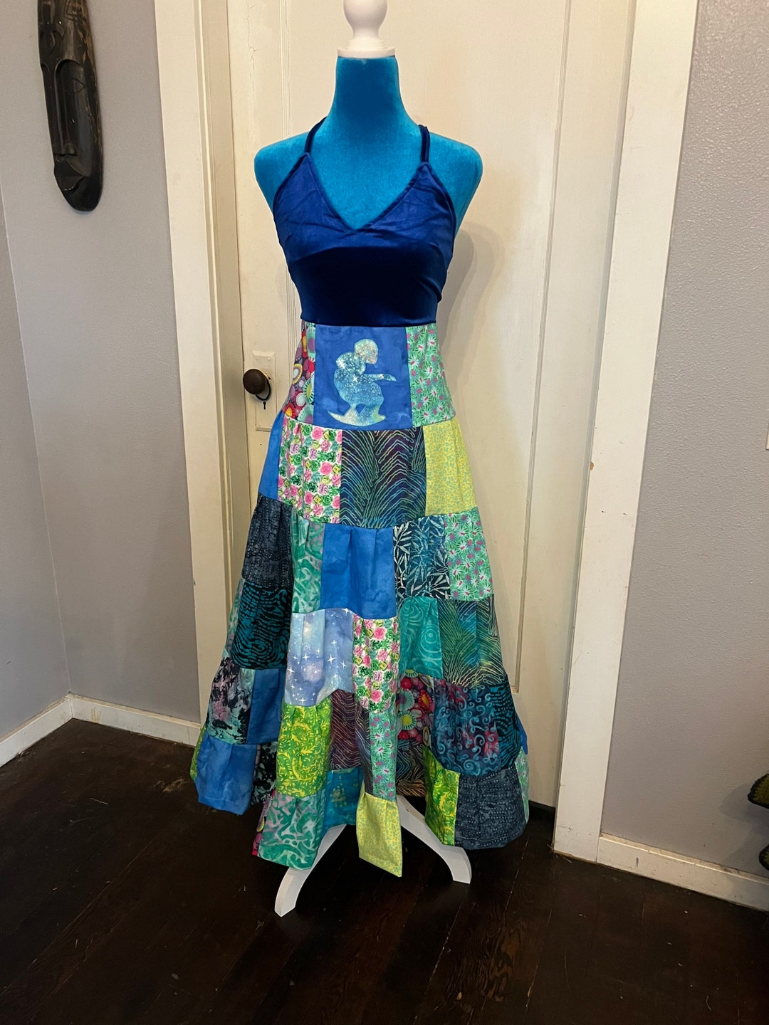 WSMFP Patchwork Festival Sun Dress - Etsy