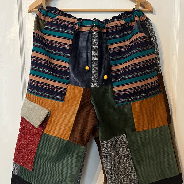 Patchwork Shorts - Etsy
