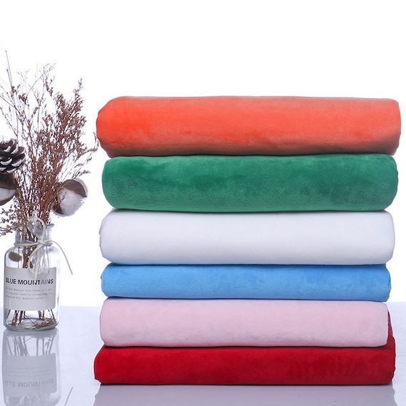 Velvet Fabric Soft Velvet Fabric Thick Velvet Polyester | Etsy