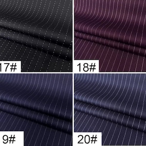 Simple Stripe Suit Fabric, Polyester Suiting Fabric, Fashion Worsted ...