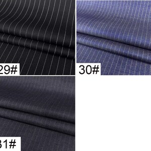 Simple Stripe Suit Fabric, Polyester Suiting Fabric, Fashion Worsted ...