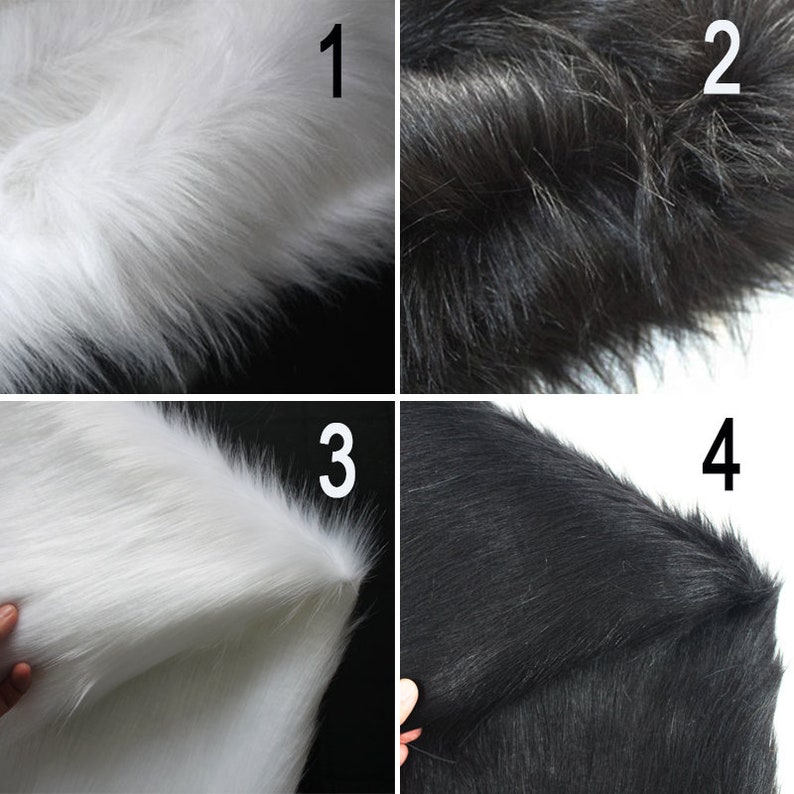 LONG Pile PLUSH Fabric Faux Fur Fabric Fursuit Material - Etsy