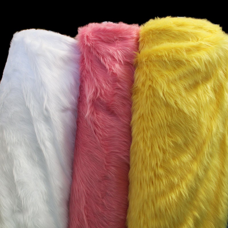 LONG Pile PLUSH Fabric Faux Fur Fabric Fursuit Material - Etsy