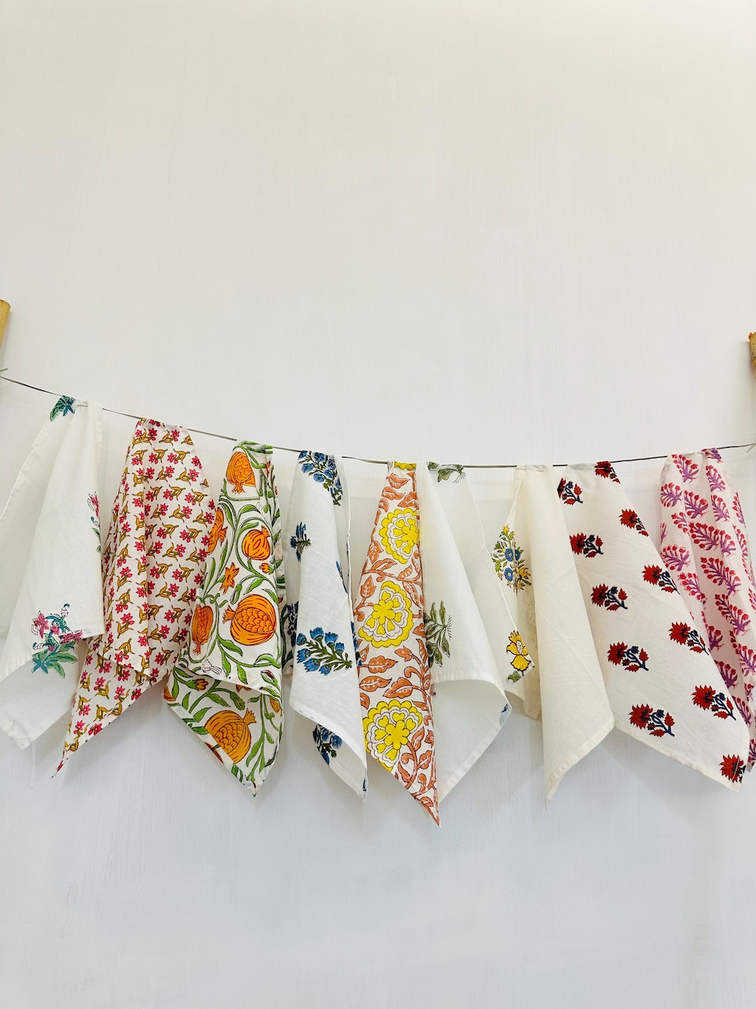 Hand Block Print Cotton Napkins - Mix & Match Reusable Table Linens - Etsy