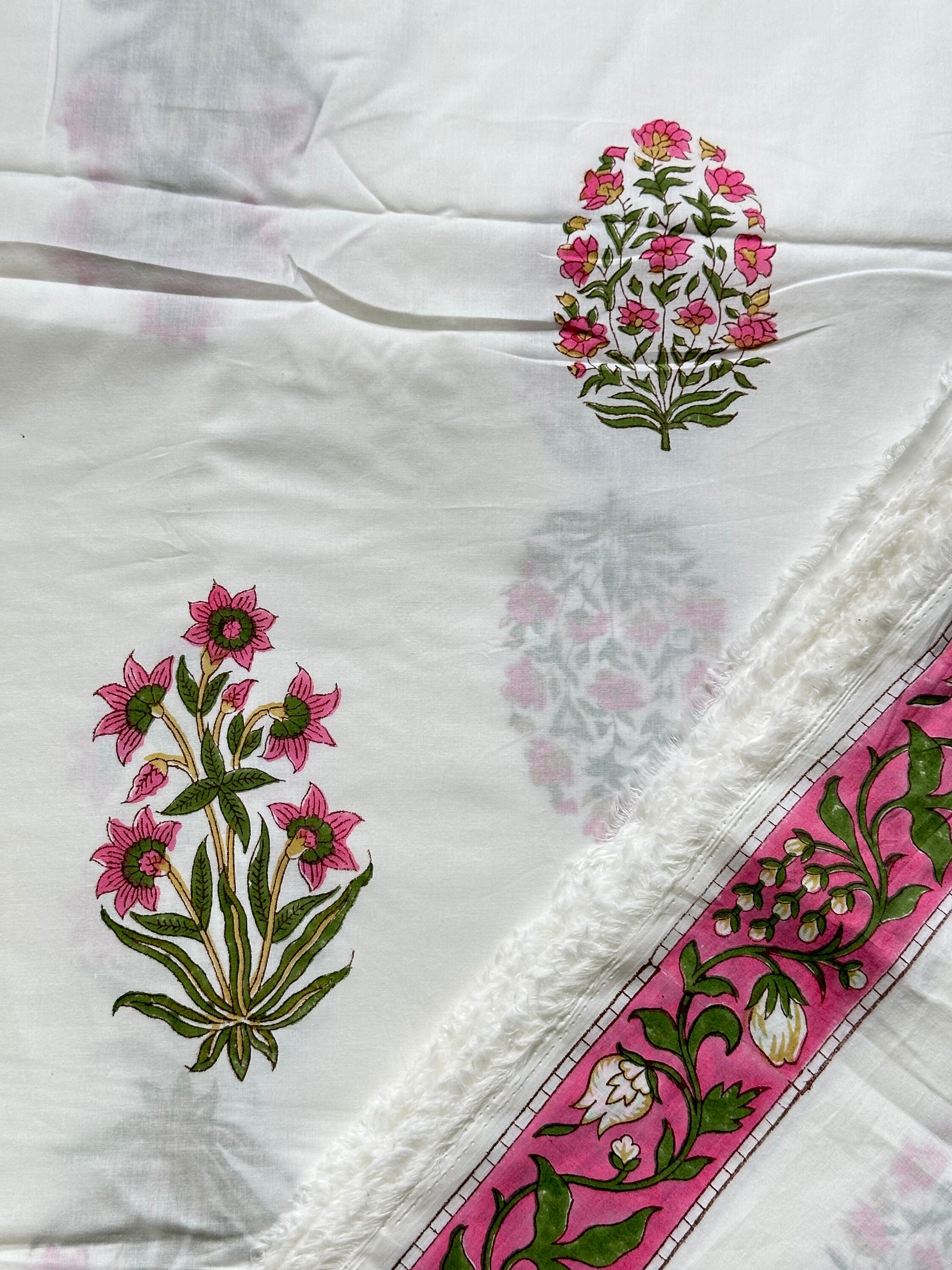 Indian Block Print Fabric, Indian Fabric, Pure Cotton Fabric, Indian ...