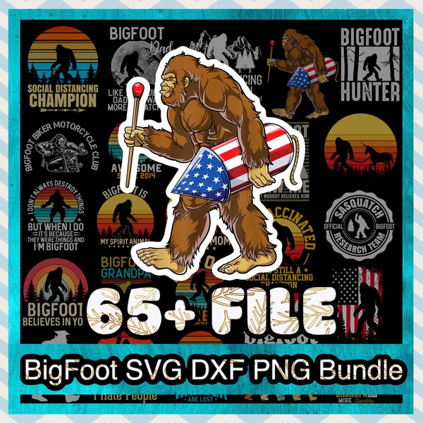 Big Foot Sasquatch Dxf - Etsy