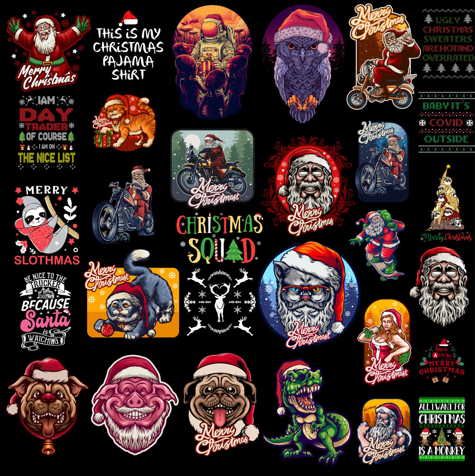 Combo 80 Christmas Svg Bundle , Funny Christmas Svg, Christmas Bundle ...