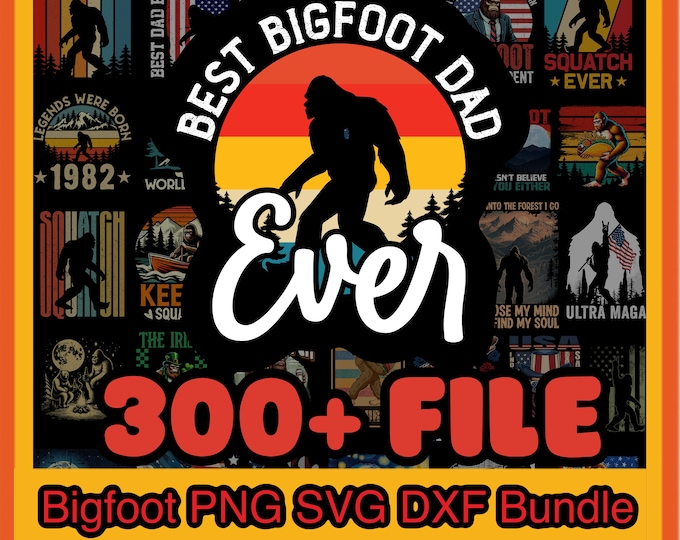 Bigfoot SVG Bundle, Sasquatch Silhouette, Cricut Files (digital ...